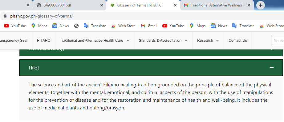 License for Albularyo, Hilot and Faith Healers in the Philippines ...